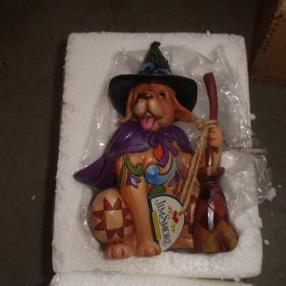 Jim Shore | Accents | Jim Shore Halloween Witchcrafty Canine Dog ...